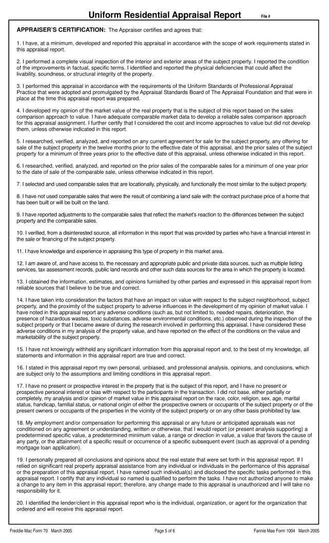 Blank Form 1004 | Fill Out and Print PDFs