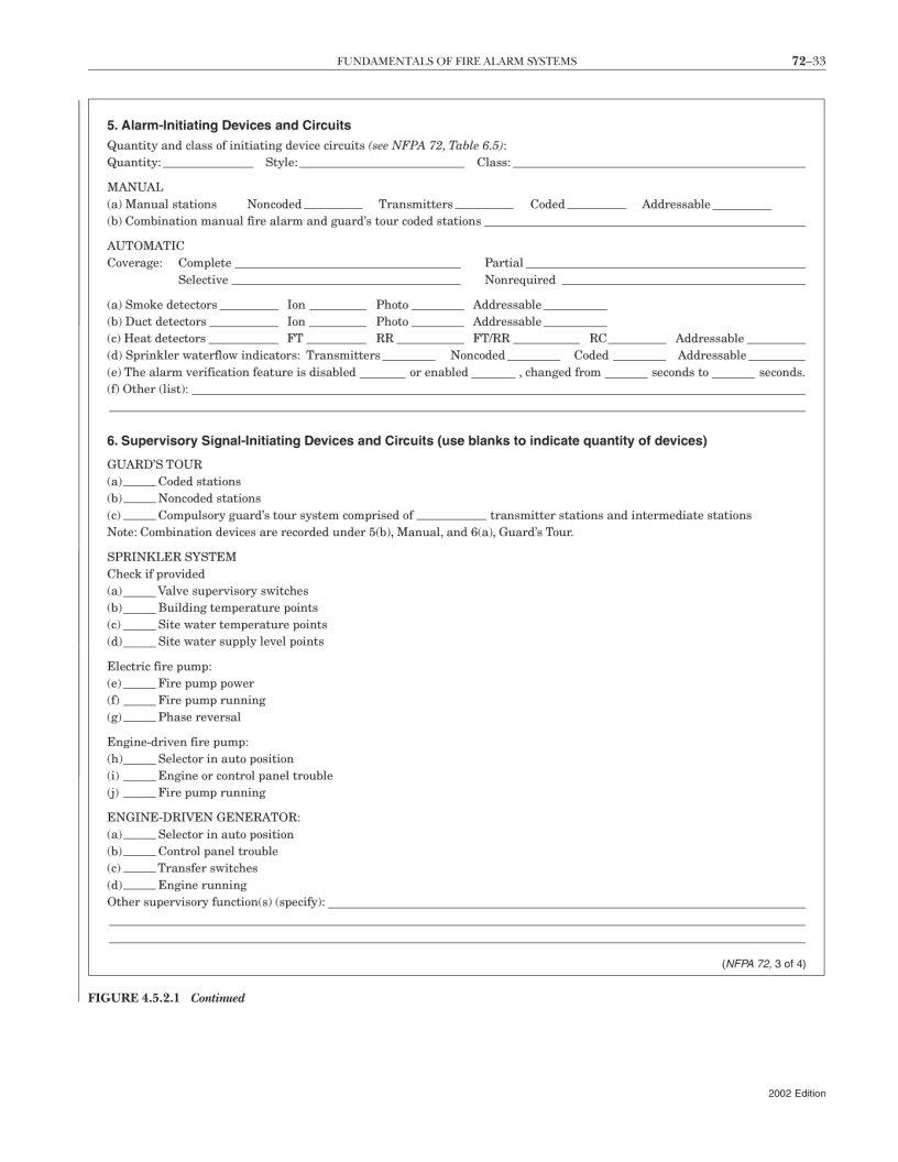 Blank Form Nfpa Completion Record | Fill Out and Print PDFs
