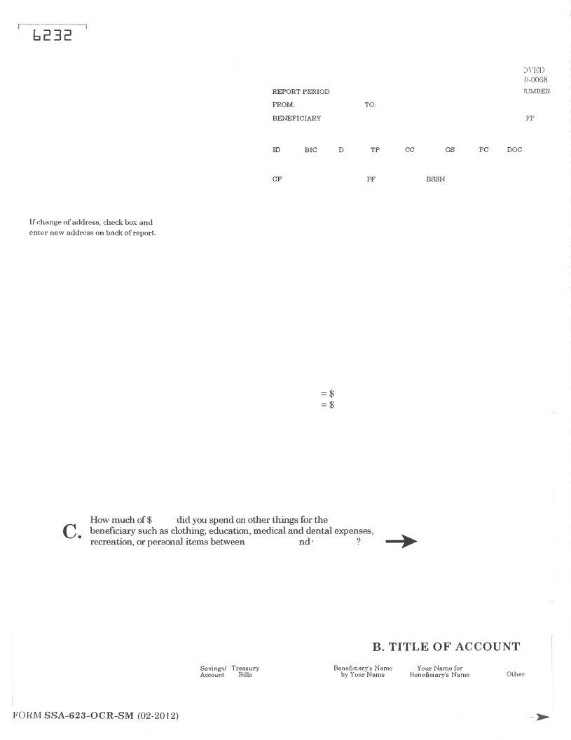 Blank Form Ssa 6232 | Fill Out and Print PDFs