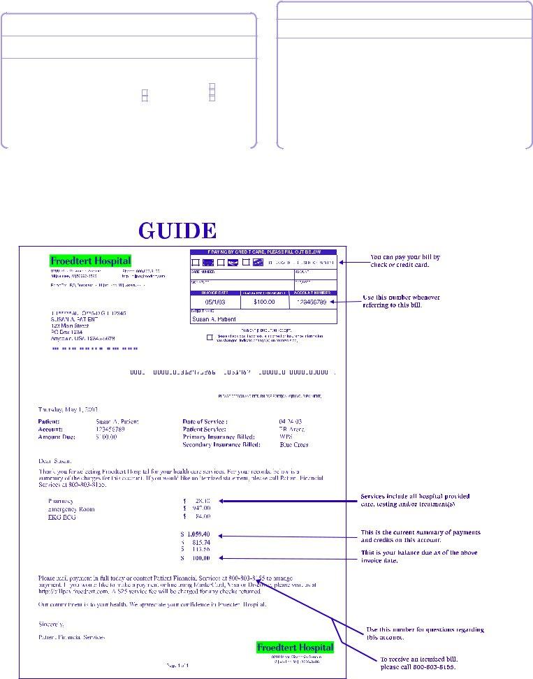 Blank Hospital Bill Form | Fill Out and Print PDFs