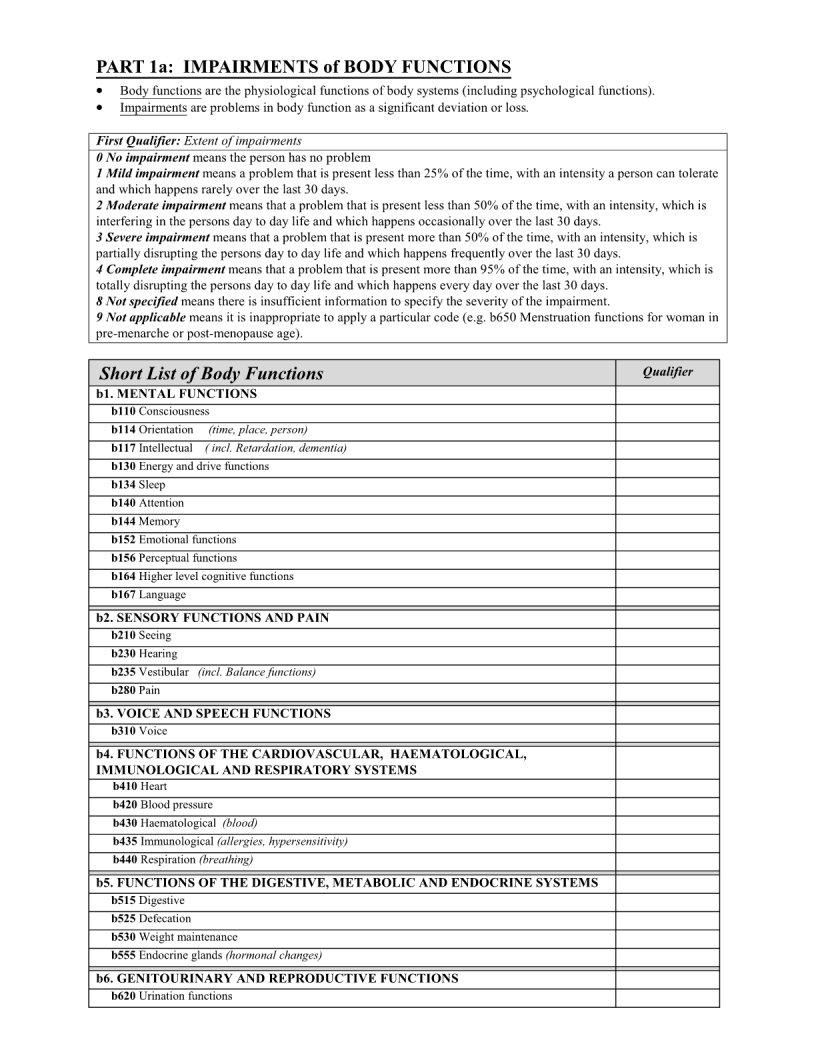 Blank Icf Checklist | Fill Out and Print PDFs