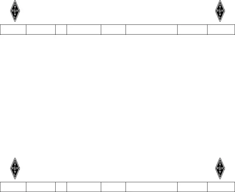 Blank Arrl Radiogram | Fill Out and Print PDFs