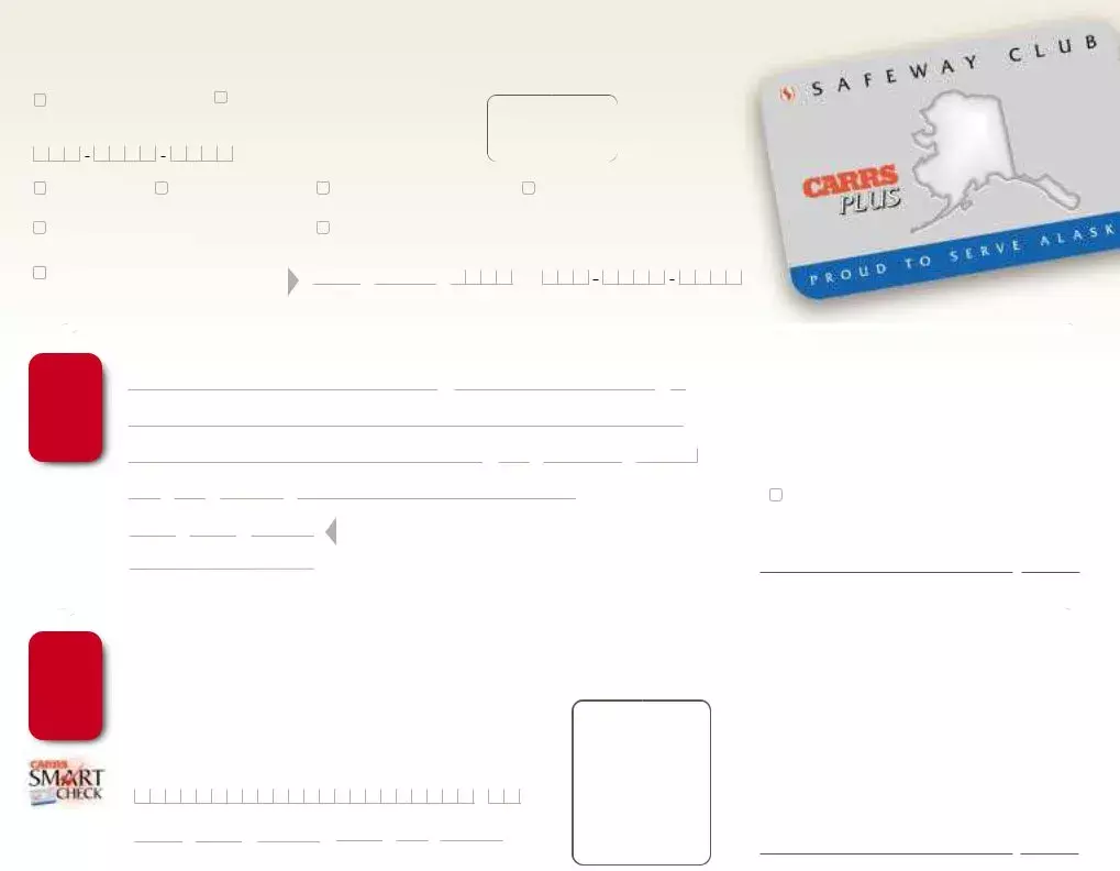 Blank Carrs Safeway Club Card | Fill Out and Print PDFs