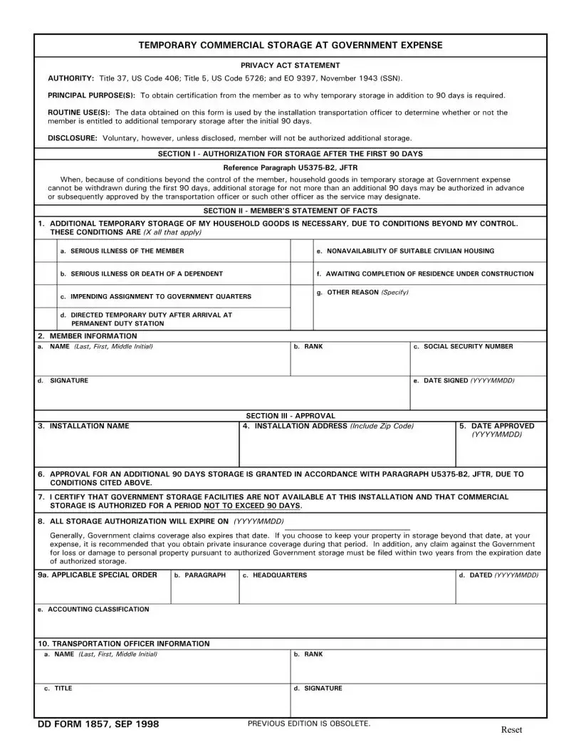 Blank Dd 1857 | Fill Out and Print PDFs