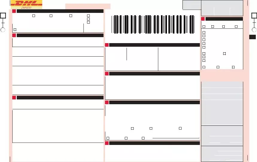 Blank Dhl Waybill Form | Fill Out and Print PDFs