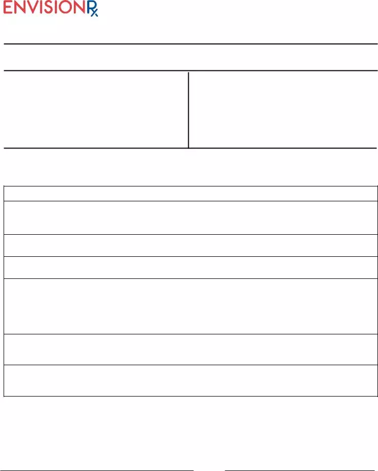 Blank Envision Rx Prior Auth | Fill Out and Print PDFs