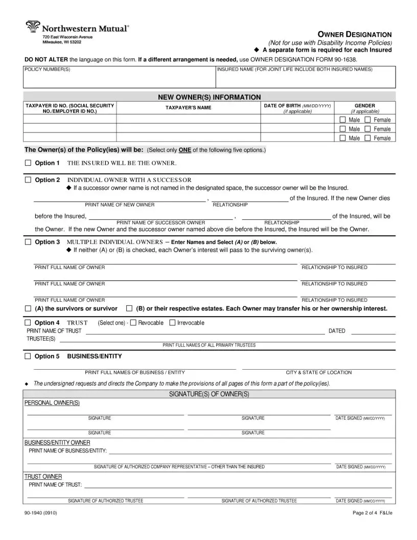 Blank Form 90 1940 | Fill Out and Print PDFs