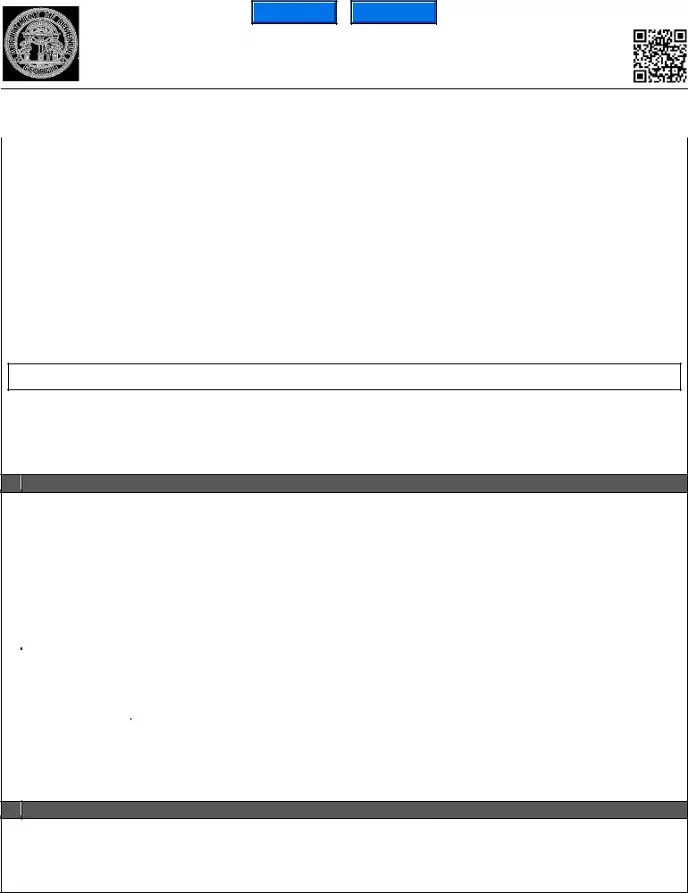 Blank Georgia Mv 9D Form | Fill Out and Print PDFs