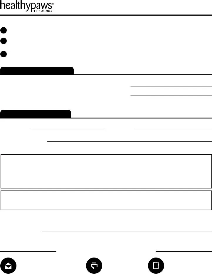 Blank Healthypaws Form | Fill Out and Print PDFs