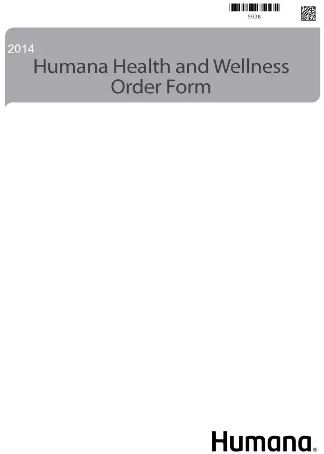Blank Humana Order Form | Fill Out and Print PDFs