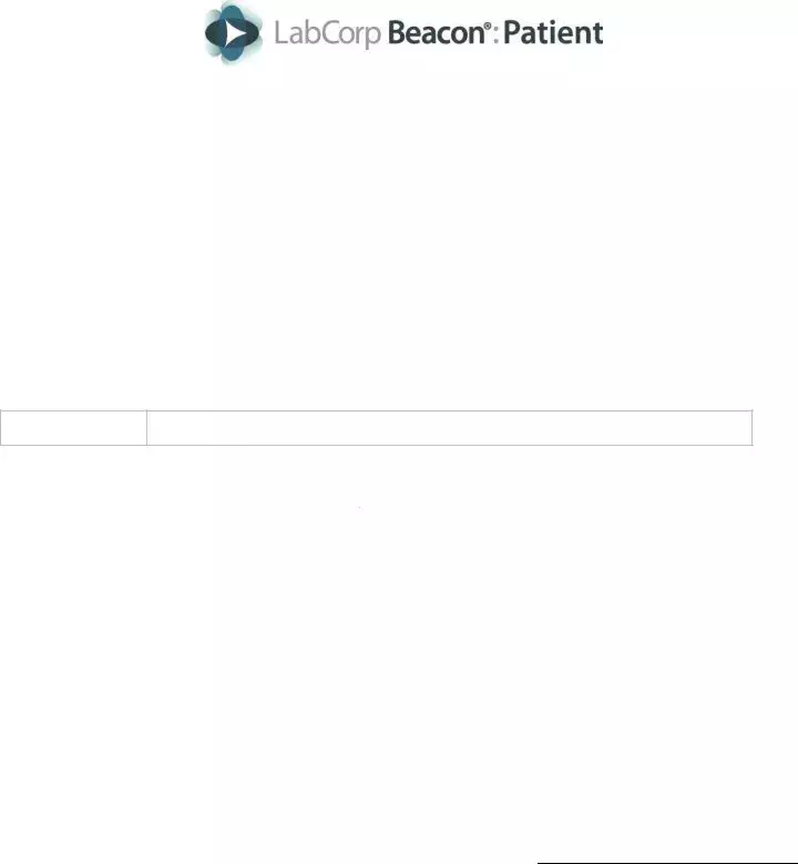 Blank Labcorp Verification | Fill Out and Print PDFs