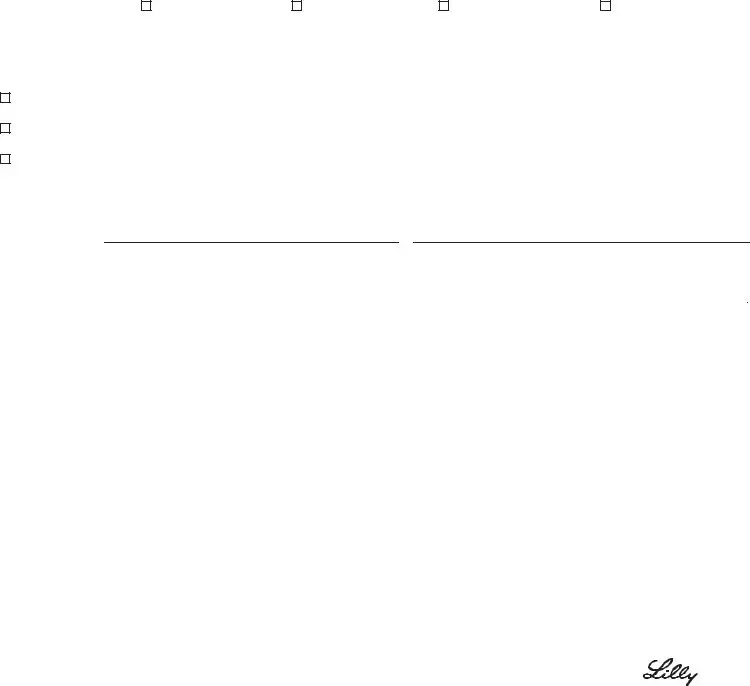 Blank Lilly Cares Cymbalta Refill Form | Fill Out and Print PDFs