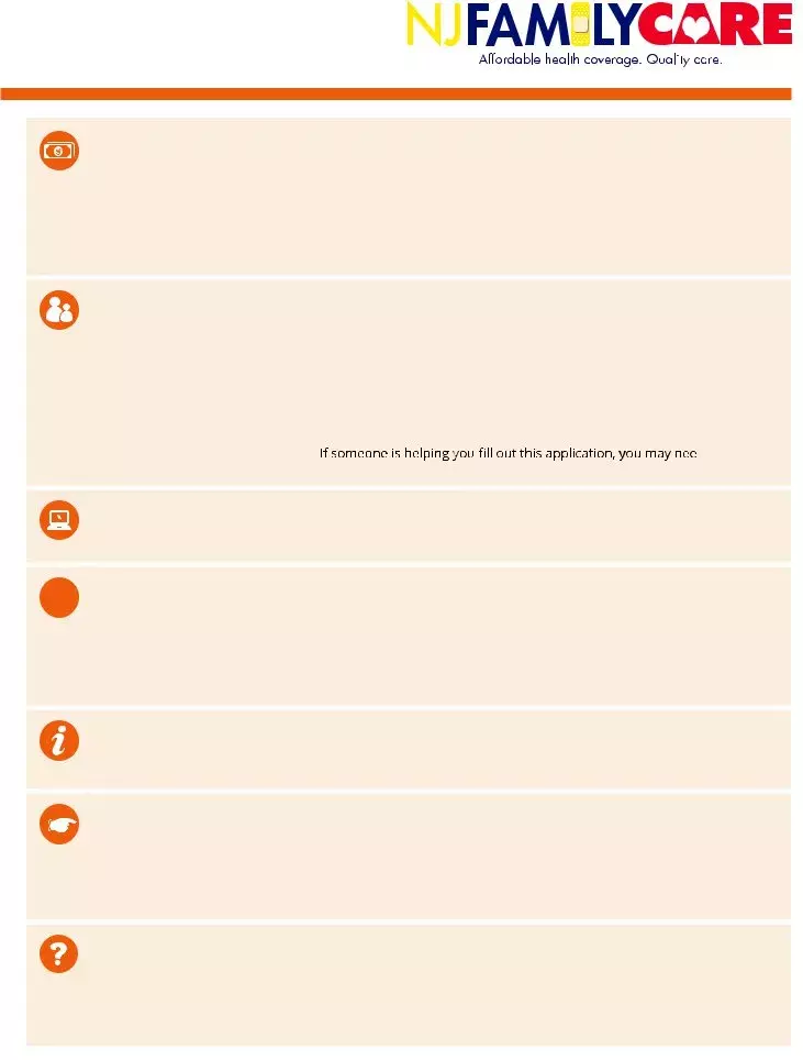 Blank Njfamilycare Application | Fill Out and Print PDFs