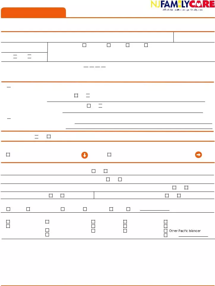 Blank Njfamilycare Application | Fill Out and Print PDFs