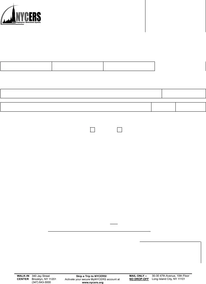 Blank Nycers Form 380 | Fill Out and Print PDFs