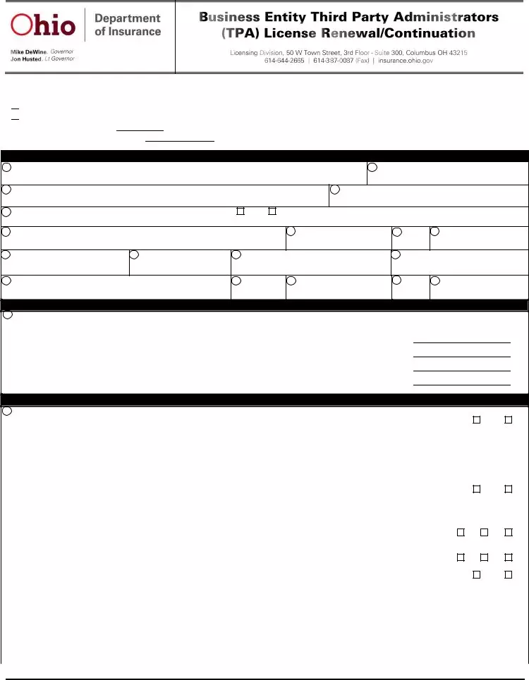 Blank Ohio Form Ins3213 | Fill Out and Print PDFs