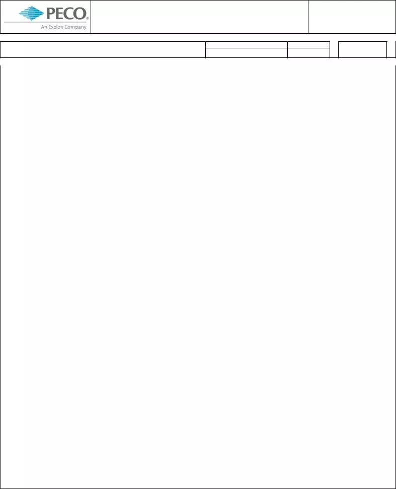 Blank Peco Service And Meter Application | Fill Out and Print PDFs