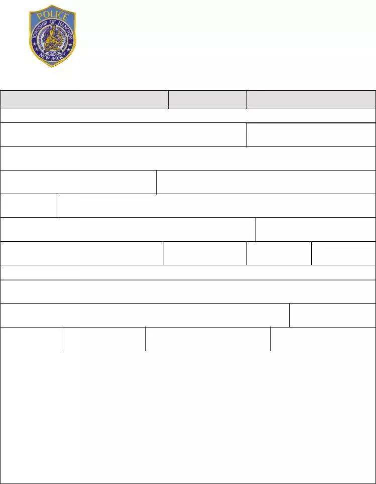 Blank Printable Police Report Form | Fill Out and Print PDFs