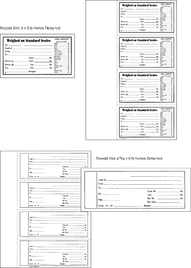 Blank Scale Ticket Form | Fill Out and Print PDFs