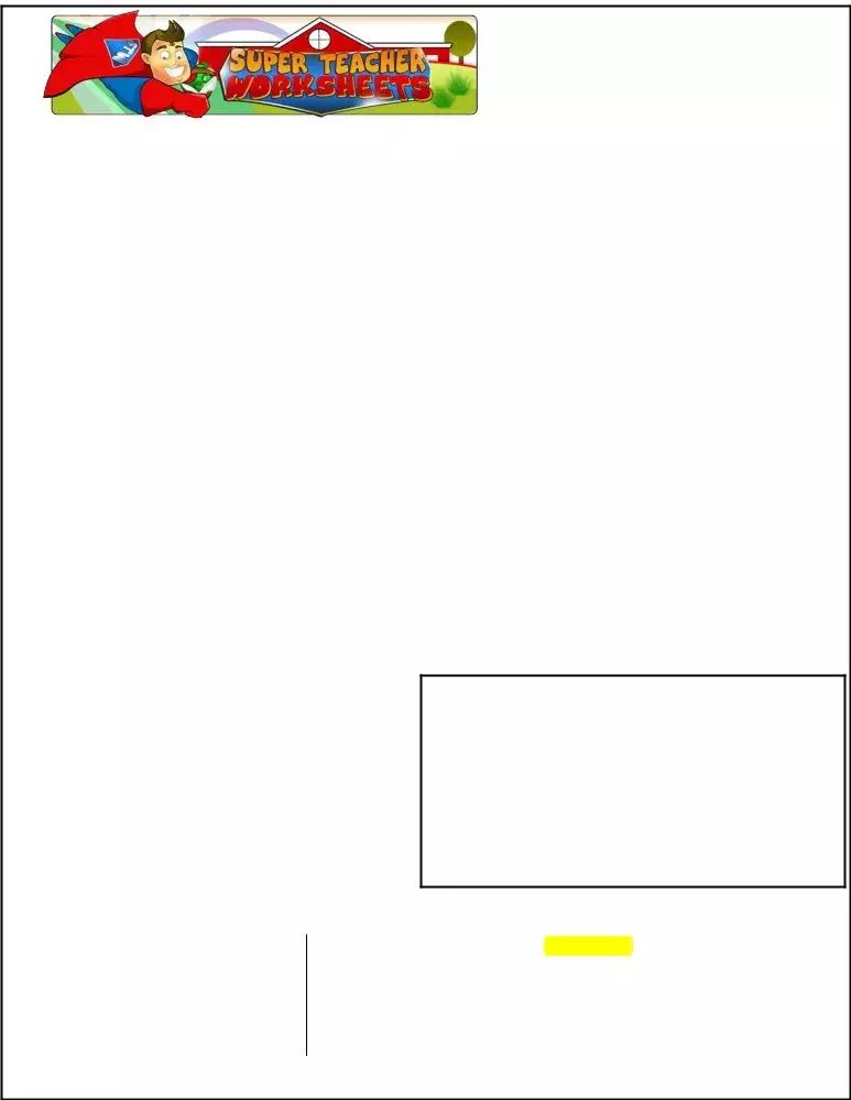 Blank Super Teacher Worksheet | Fill Out and Print PDFs