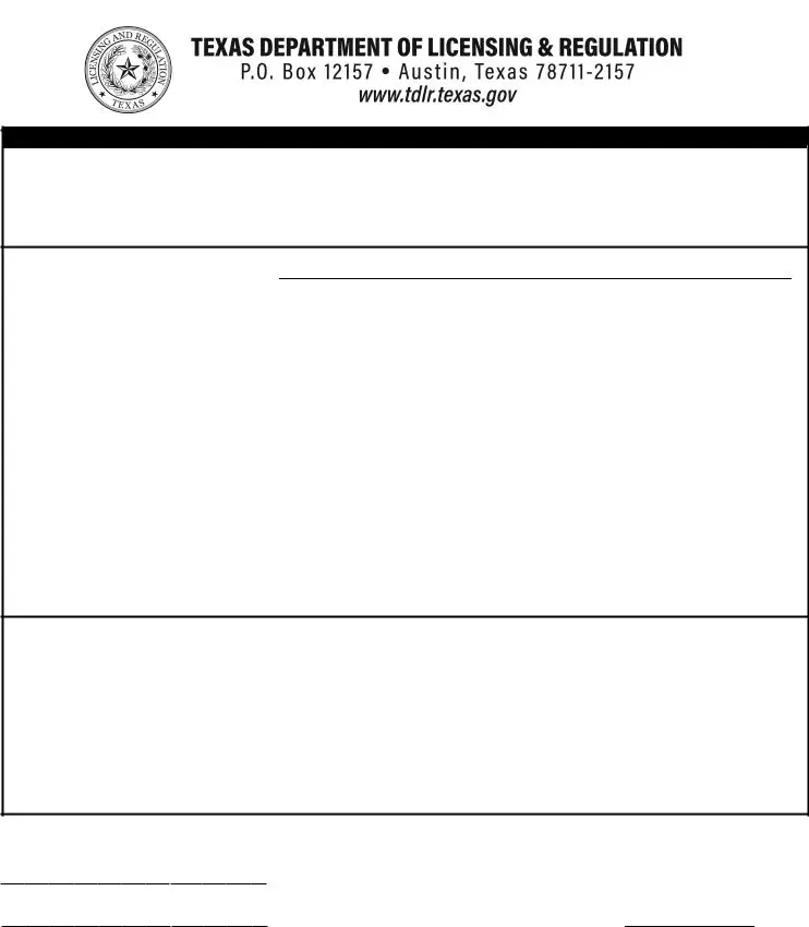 Blank Tdlr Contractors License | Fill Out and Print PDFs
