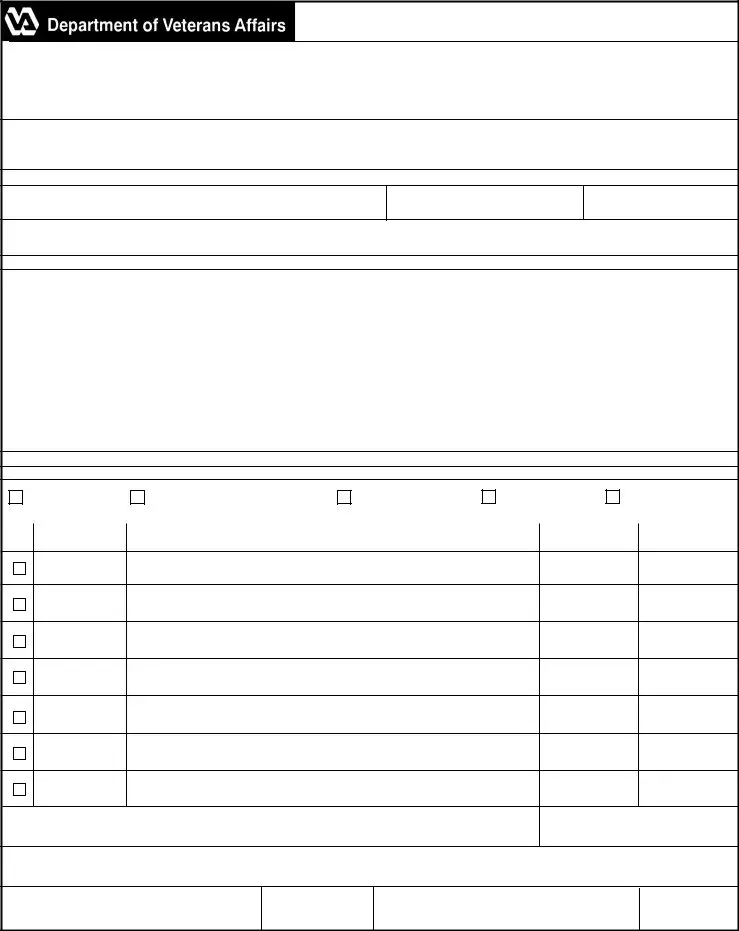 Blank Va Form 28 1905M | Fill Out and Print PDFs