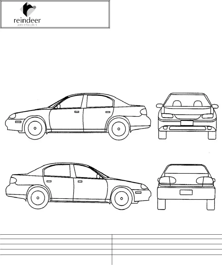 Blank Vehicle Inspection Sheet Template | Fill Out and Print PDFs