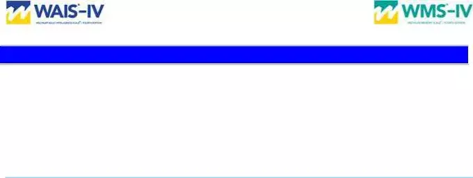 Blank Wais Iv Report | Fill Out and Print PDFs