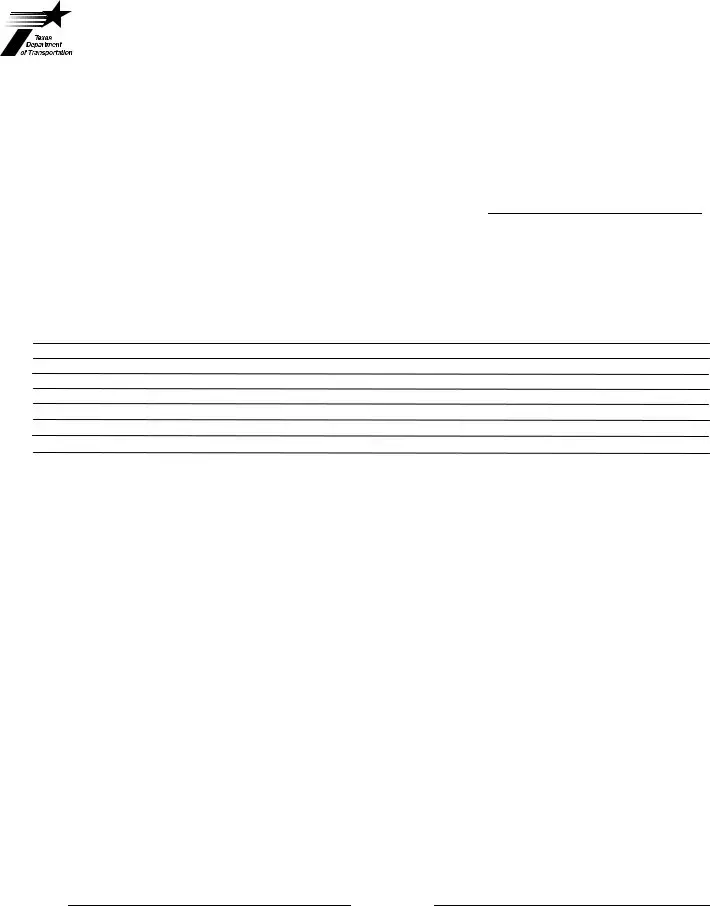 Blank What Does Txdot Row Permit Look Like | Fill Out and Print PDFs